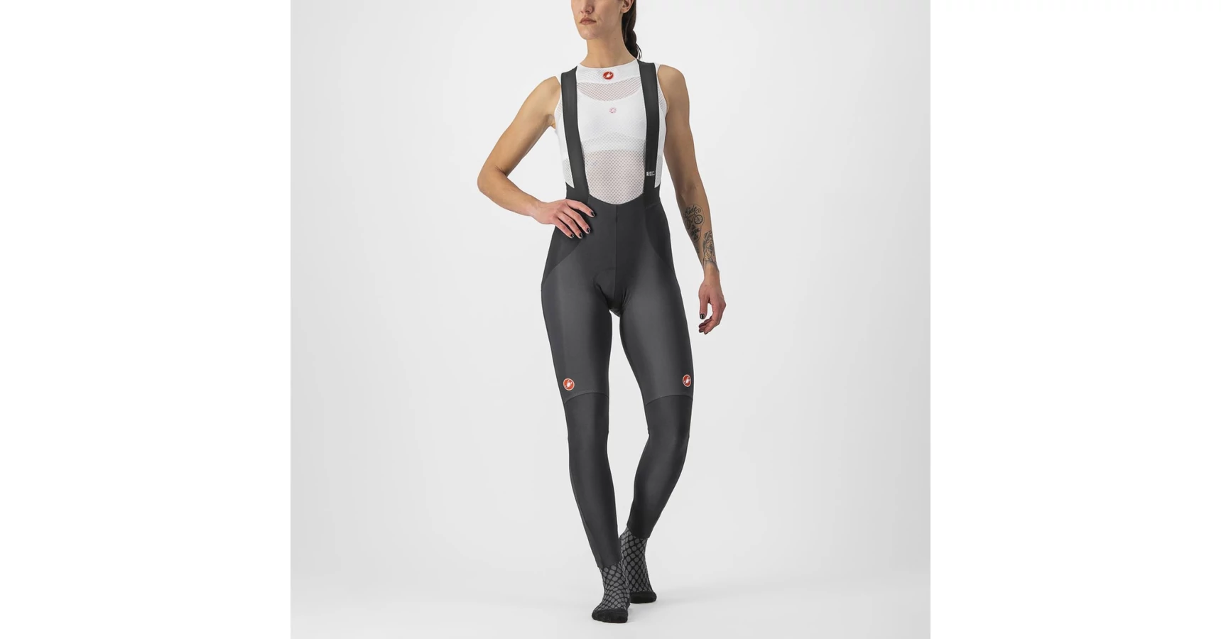 CASTELLI SORPASSO RoS W női kantáros téli hosszúnadrág - Nadrág